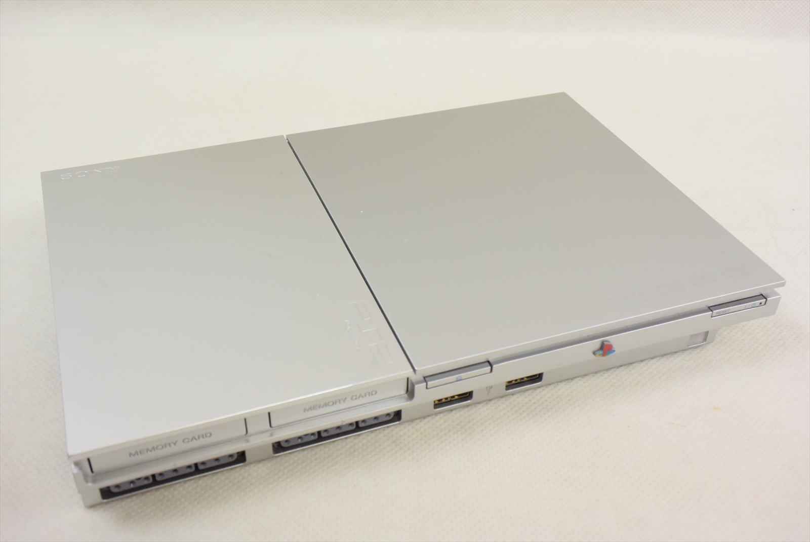 PS2 Satin Silver Slim Console System SCPH-90000 Tested Playstation 2 ...