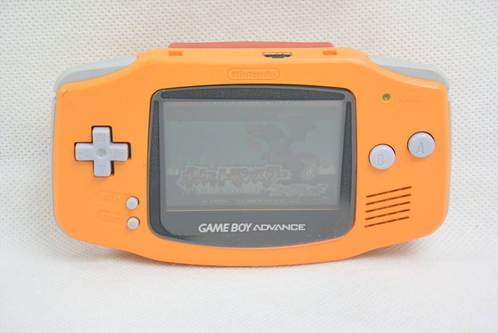 GAME BOY ADVANCE Orange Console System Ref/2534 AGB-001 Nintendo ...