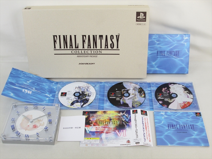 FINAL FANTASY COLLECTION Anniversary Package Playstation PS Japan Game ...